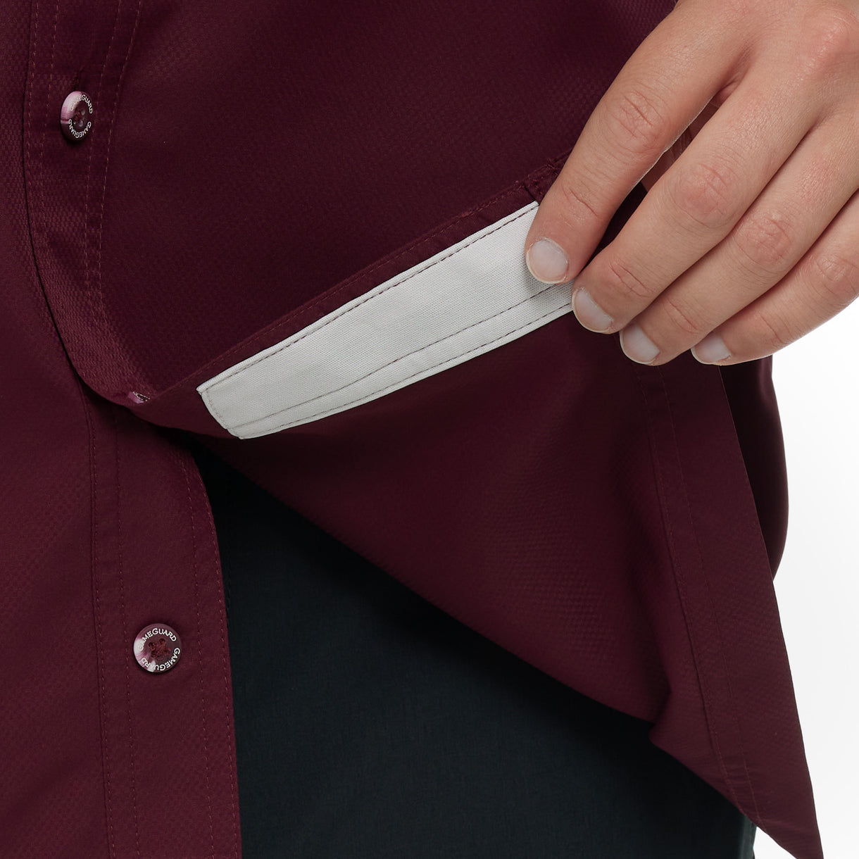 Maroon Explorer Shirt | GameGuard | Rugged Outdoor Shirt